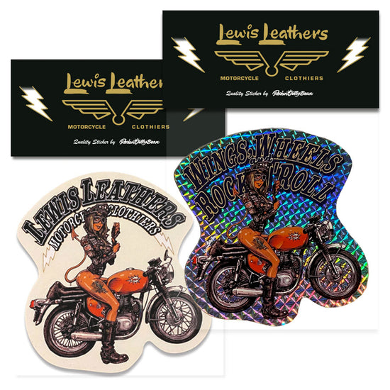 "Lewis Leathers" Sticker – EROSTIKA